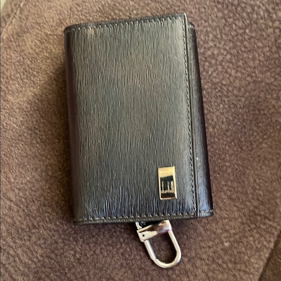 Dunhill | Accessories | Dunhill Black Key Card Holder With Textured ...